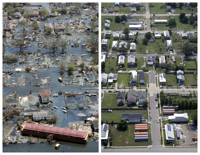 Then and now: New Orleans 10 years after Hurricane Katrina