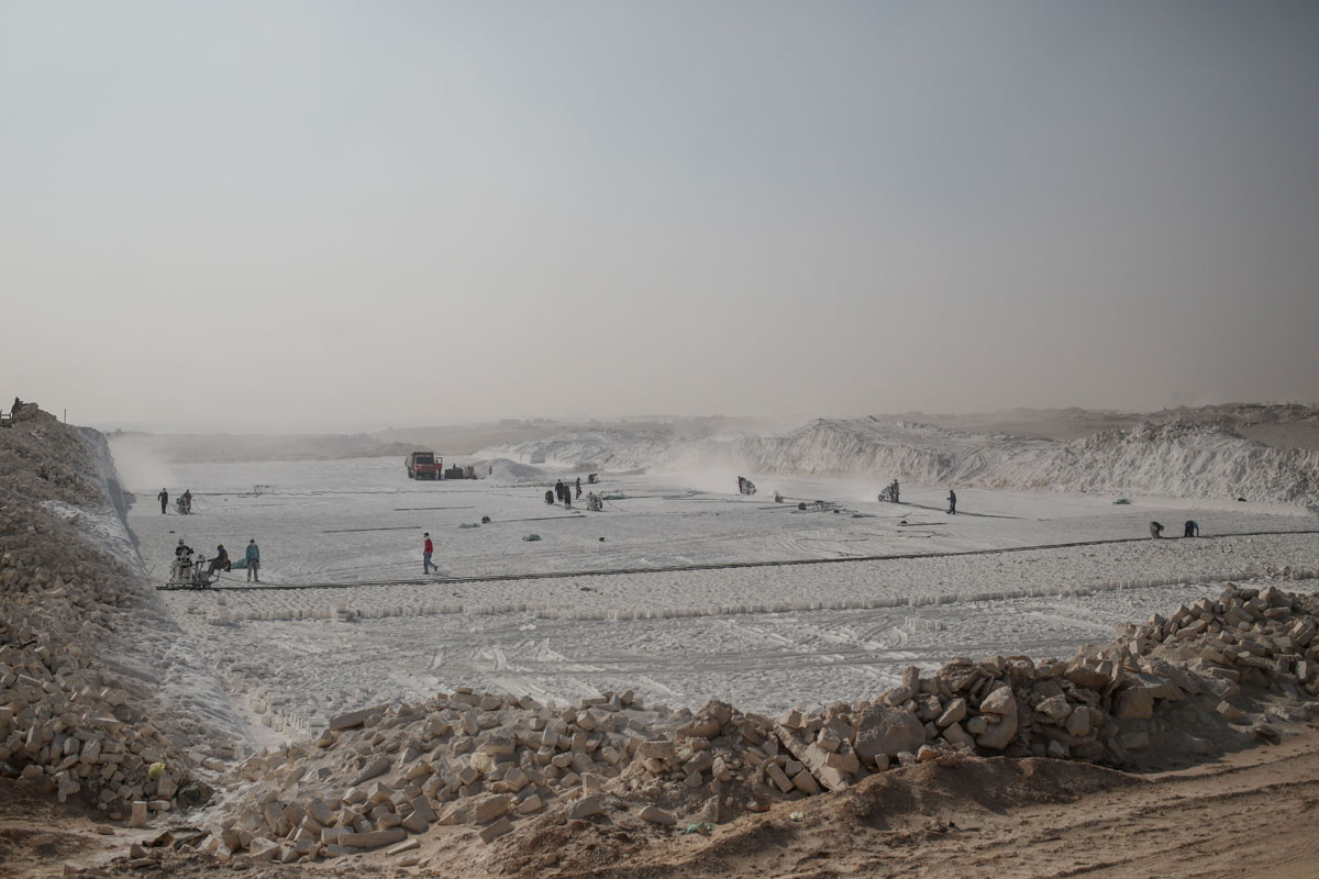 Egypt’s limestone quarry workers