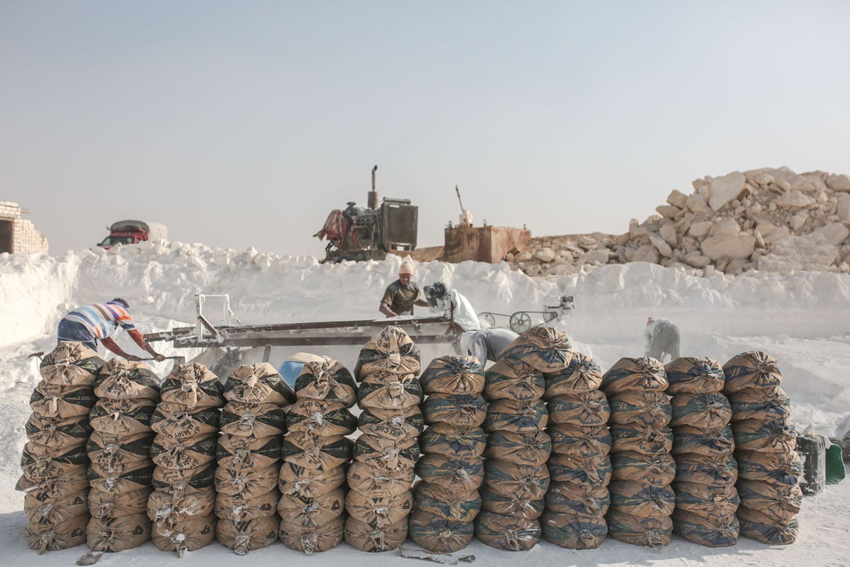 Egypt’s limestone quarry workers