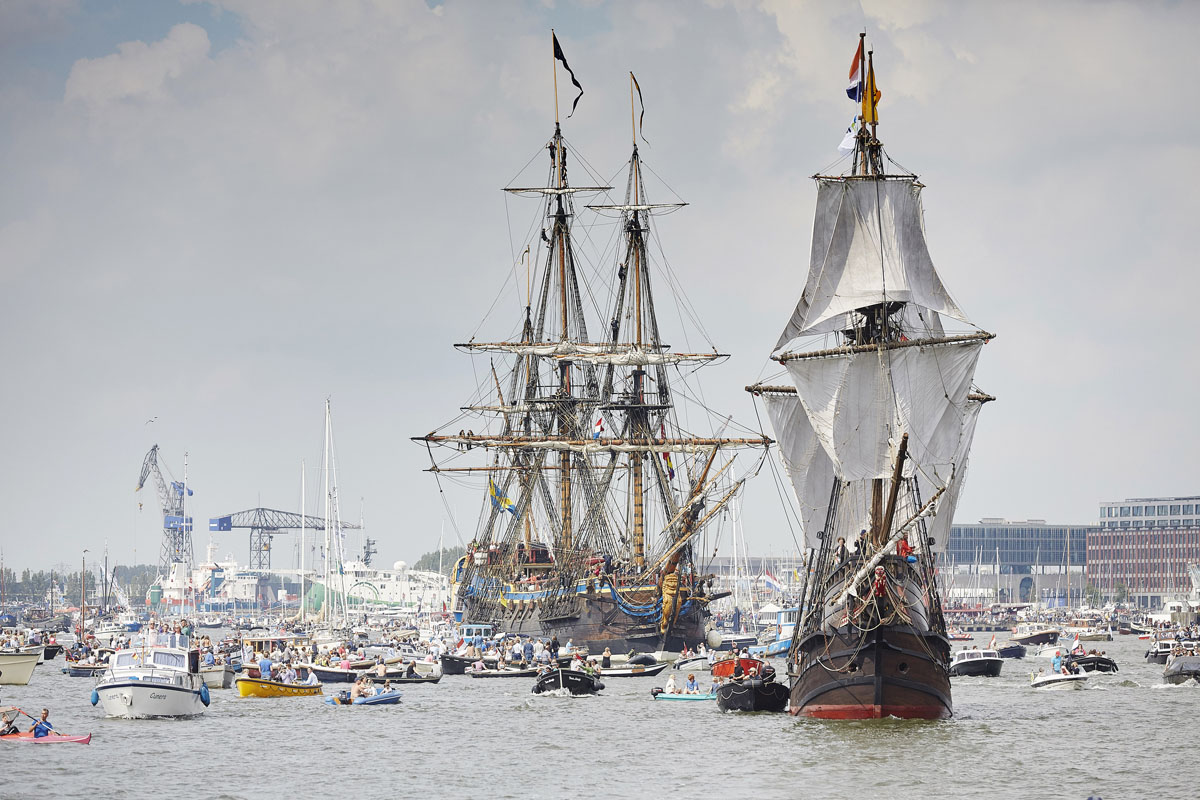Tall ships head to Netherlands for SAIL Amsterdam 2015